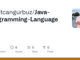 Github Polatcangurbuz Java Programming Language