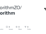 Github Algorithmzo Algorithm
