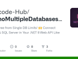 Github Netcode Hub Demomultipledatabasesinwebapi Break Free From