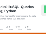 Github Lubnais019 Sql Queries Using Python Using Python Pandas For