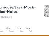 Github Mihumouse Java Mock Testing Notes Mockito Powermock