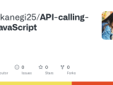 Github Sonikanegi25 Api Calling In Javascript