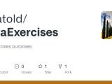 Github Goatold Javaexercises For Exercises Purposes
