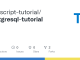 Github Typescript Tutorial Postgresql Tutorial