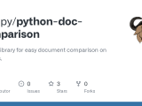 Github Pyropy Python Doc Comparison Python Library For Easy Document