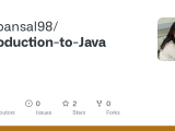 Github Riyabansal98 Introduction To Java