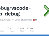 Github Xdebug Vscode Php Debug Php Debug Adapter For Visual Studio