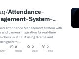 Github Frazaq Attendance Management System Using Camera Qr Code In