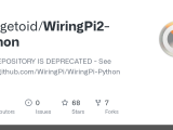 Github Gadgetoid Wiringpi2 Python This Repository Is Deprecated