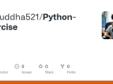 Github Aniruddha521 Python Exercise