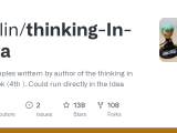 Github Xbtlin Thinking In Java All Examples Writtern By Author Of