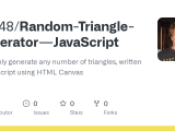 Github Hsw48 Random Triangle Generator Javascript Randomly