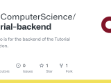 Github Oc Computerscience Tutorial Backend This Repo Is For The