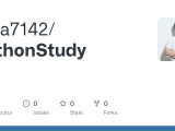 Github Orca7142 Pythonstudy Github