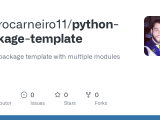 Github Pedrocarneiro11 Python Package Template Python Package