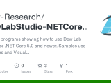 Github Dew Research Dewlabstudio Netcore Samples Sample Programs