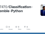 Github Sap7470 Classification Ensemble Python