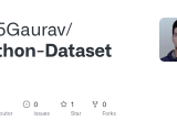 Github 005gaurav Python Dataset