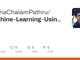 Github Simhachalampathru Machine Learning Using Python