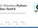 Github Lego Robotics Python Ev3dev Testfs Test Framework For