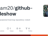 Github Sssam20 Github Slideshow A Robot Powered Training Repository