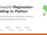 Github Chimaobio Regression Modeling In Python Regression Modeling