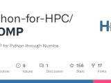 Github Python For Hpc Pyomp Openmp For Python In Numba