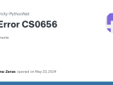 Error Cs0656 Issue 6 Shiena Unity Pythonnet Github