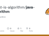 Github What Is Algorithm Java Algorithm Java Algorithm