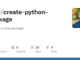 Github Cs01 Create Python Package Initialize A New Package