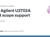 Agilent U2702a Usb Scope Support Issue 31 Python Ivi Python Usbtmc