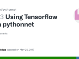 Using Tensorflow With Pythonnet Issue 473 Pythonnet Pythonnet Github