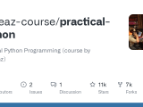 Github Dabeaz Course Practical Python Practical Python Programming