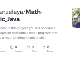 Github Fabianzelaya Math Magic Java Instructions In This Project
