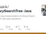 Github Atasakik Binarysearchtree Java A Simple Java Implementation
