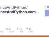 Github Financeandpython Financeandpython Basicfinance