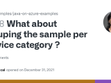 What About Grouping The Sample Per Service Category Issue 138