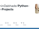 Github Sachindabhade Python Mini Projects
