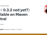 0 3 2 Not Yet Available On Maven Central Issue 244 Microsoft