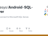 Github Jorgesys Android Sql Server How To Connect To Microsoft Sql