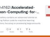 Github Jman4162 Accelerated Python Computing For Ml Applications