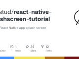 Github Appstud React Native Splashscreen Tutorial Simple React