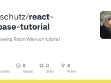 Github Sanschutz React Firebase Tutorial Built Following Robin