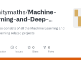 Github Infinitymaths Machine Learning And Deep Learning This Repo