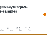Github Googleanalytics Java Docs Samples