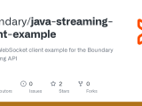 Github Boundary Java Streaming Client Example A Java Websocket