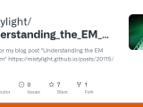 Github Mistylight Understanding The Em Algorithm Codes For My Blog
