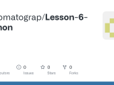 Github Chromatograp Lesson 6 Python