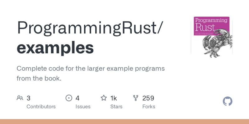 Doesn T Work With Rustc 1 40 Issue 4 Programmingrust Examples Github - Best Light Patterns in 4K