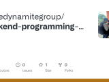 Github Codedynamitegroup Backend Programming Learning System